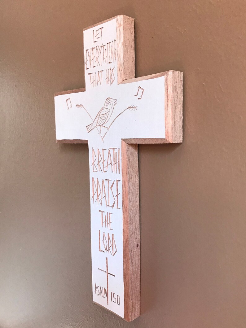 Cross With Bible Verse Cross With Scripture - Etsy
