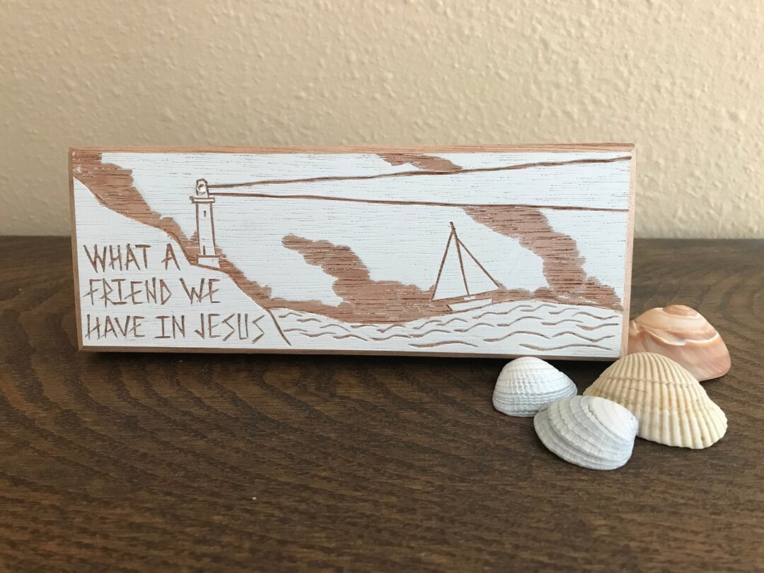 Religious Music Box, Lighthouse Scene With Music, What A Friend We Have ...