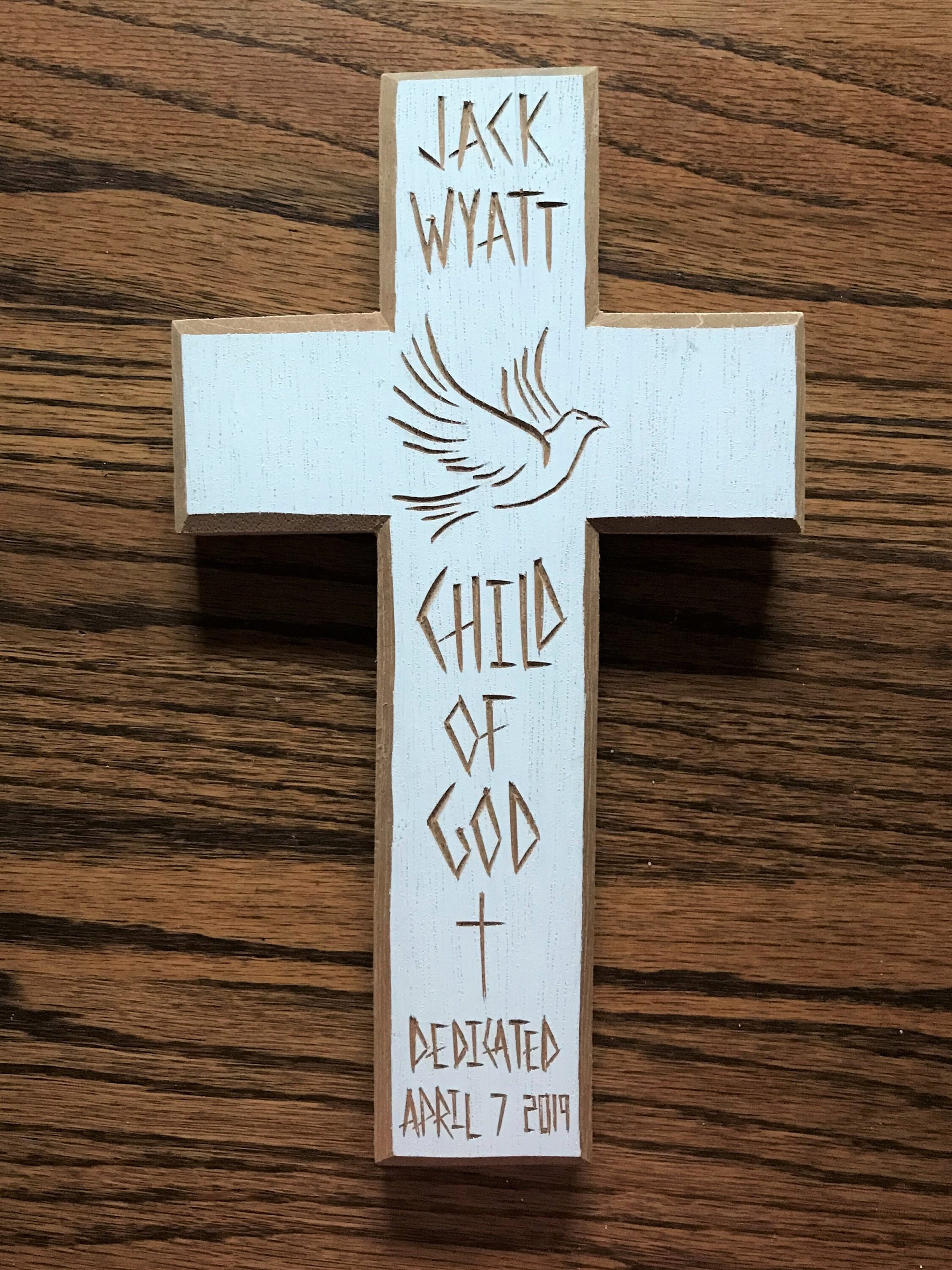 Baby Dedication Gift, Boy Dedication Cross, Personalized Child ...