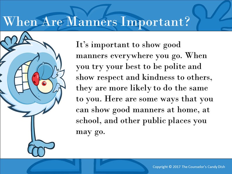 Mind Your Manners - an Interactive Powerpoint / Whiteboard Lesson - Etsy