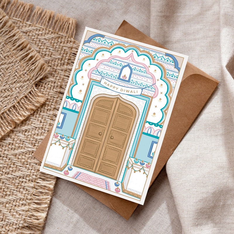 Diwali Card - Etsy