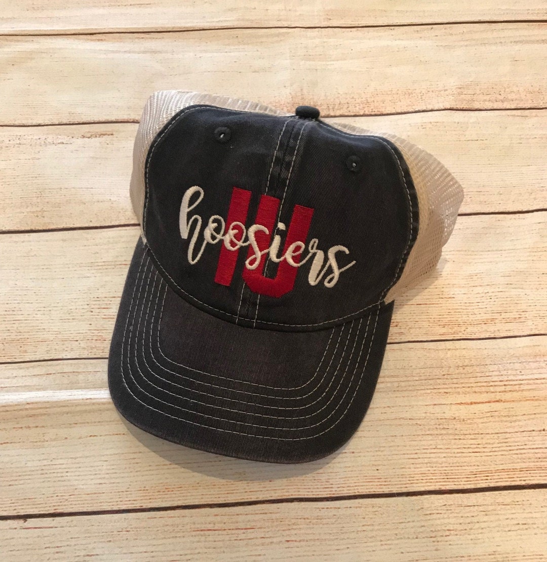 Indiana University Trucker Hat IU Hat Hoosiers Hat Hoosiers Cap Fists ...