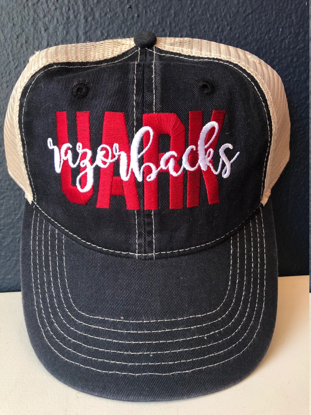 Arkansas Trucker Hat University of Arkansas Hat Razorbacks Hat Pig ...
