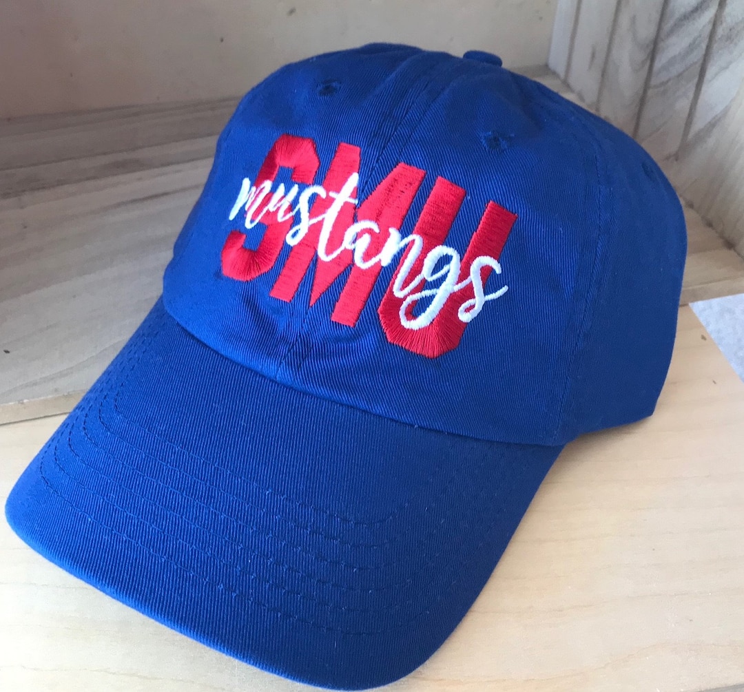 Southern Methodist University Cap SMU Hat Mustangs Hat Royal Hat With ...