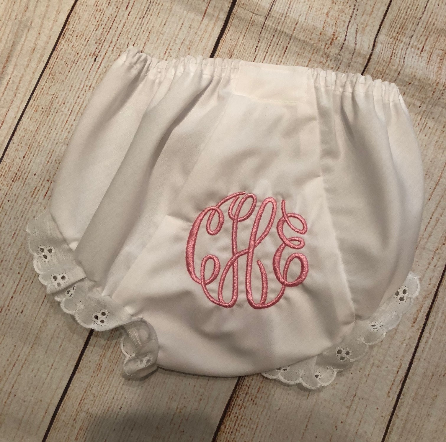 Monogrammed Bloomers Infant/toddler Baby Bloomers Diaper - Etsy