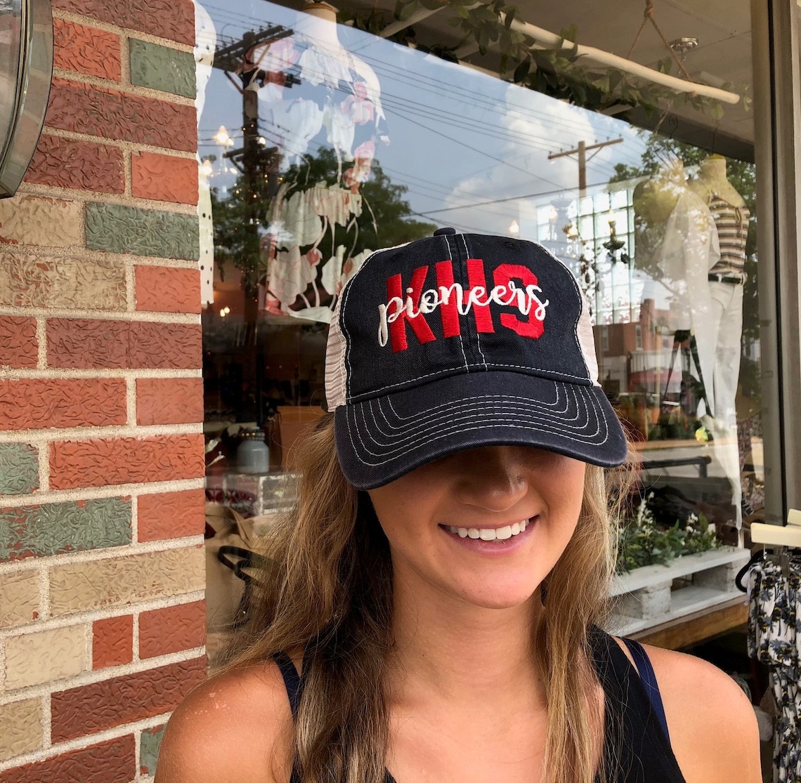 High School Baseball Cap/ Pick Your High School Hat/ Embroidered High ...