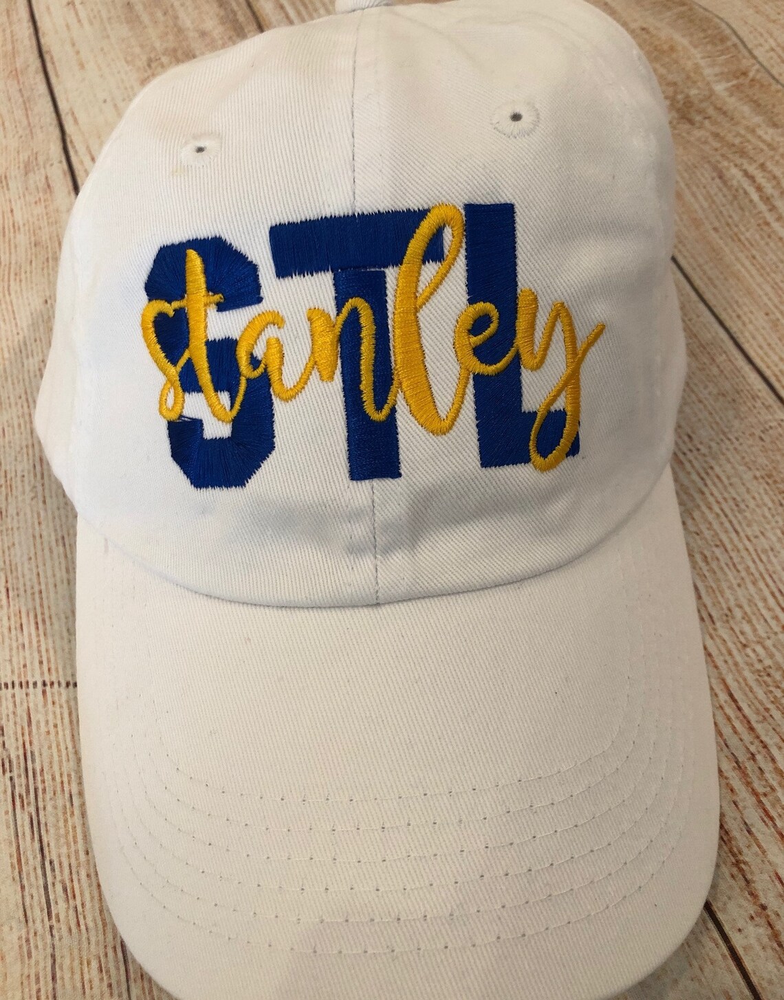 St. Louis Blues Hat/ Blues Hat/embroidered Blues Hat/ Play - Etsy