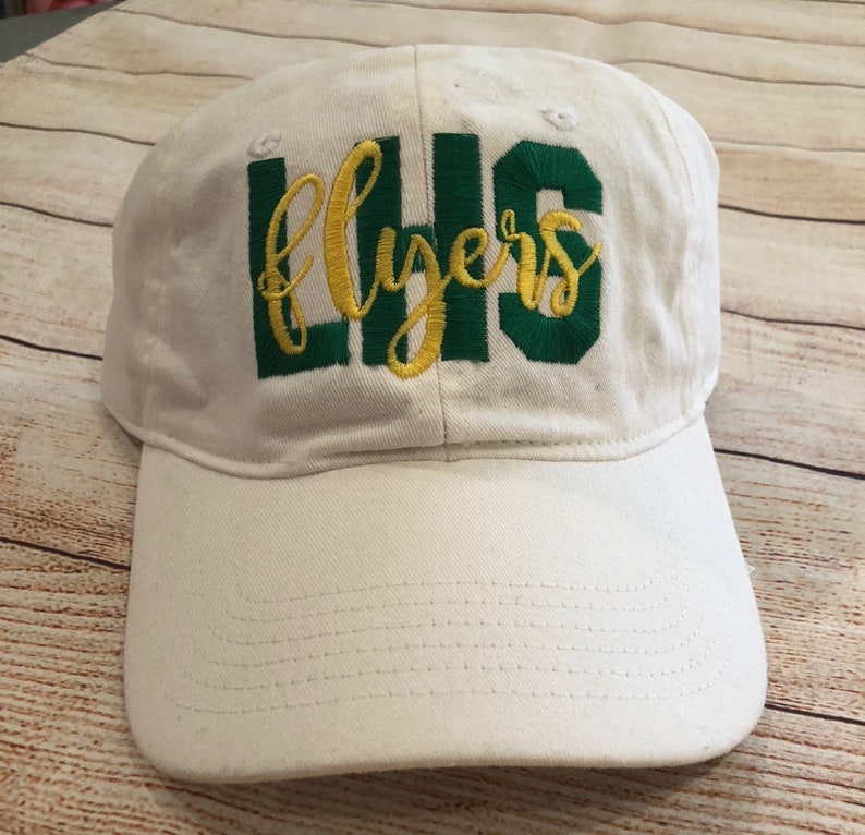 High School Baseball Cap/ Pick Your High School Hat/ Embroidered High ...