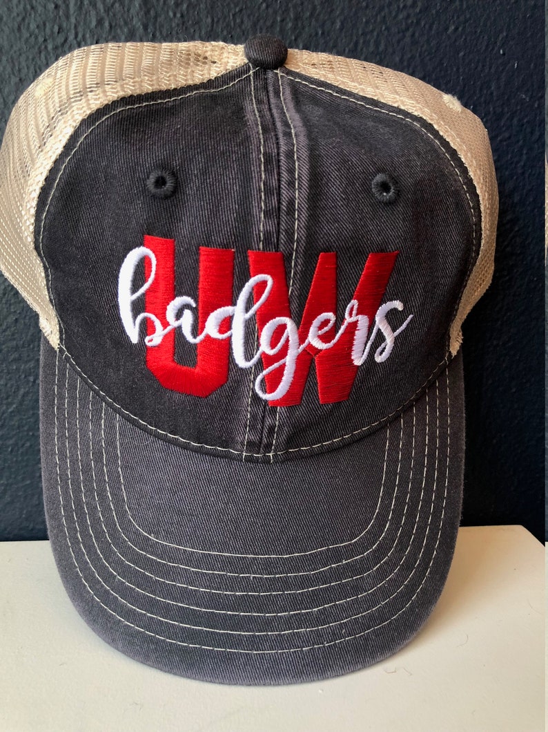 University Trucker Hat/ Pick Your University Hat/ Embroidered ...