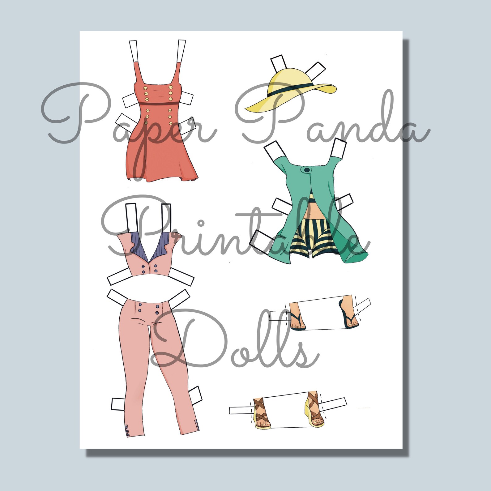 Printable Paper Doll House, Erica Paper Doll & Activities for Kids - Etsy