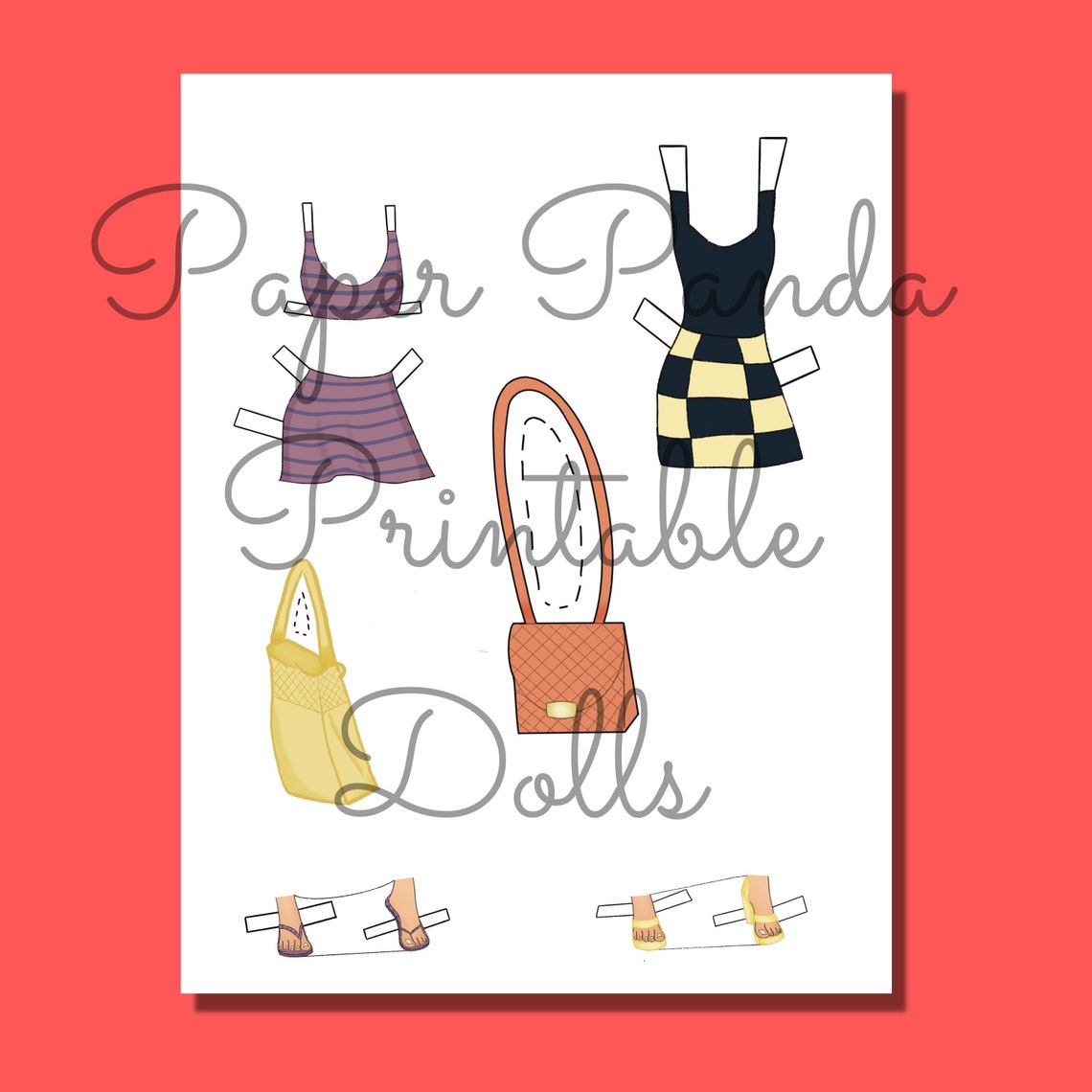 Printable Paper Doll House Erica Paper Doll & Activities for | Etsy