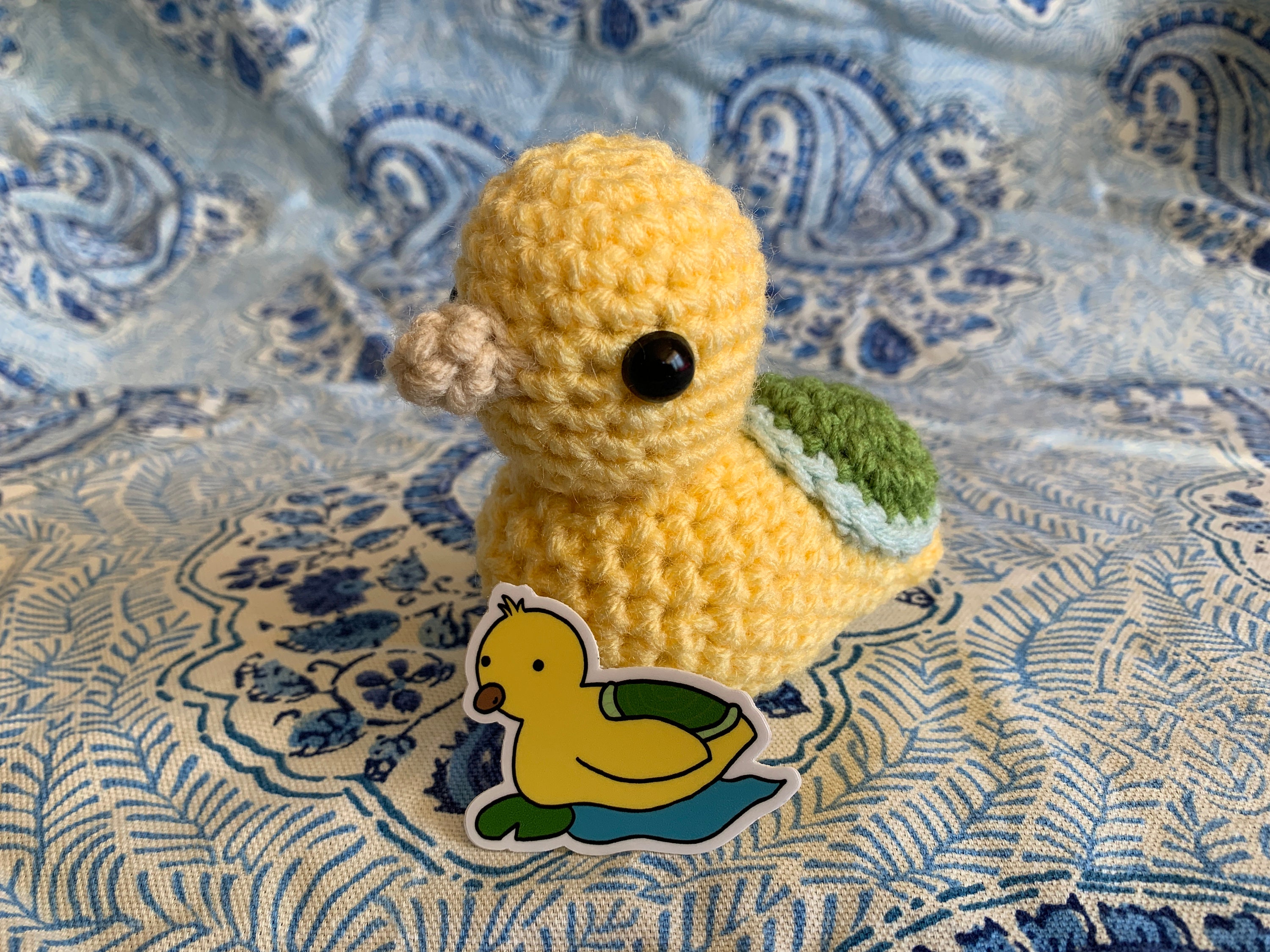 Crocheted Turtle-duck - Etsy