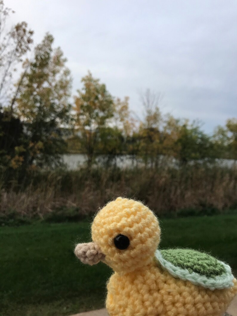 Crocheted Turtle-Duck | Etsy