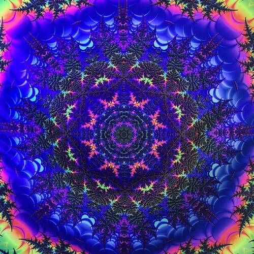Chroma Zen blacklight Tapestry Psychedelic UV Reactive - Etsy