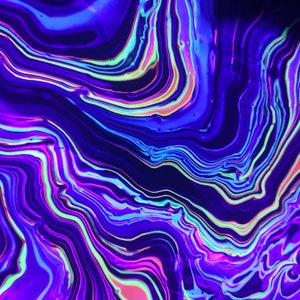 Neon Rift - Blacklight Tapestry - Psychedelic Fluid Art UV Reactive ...