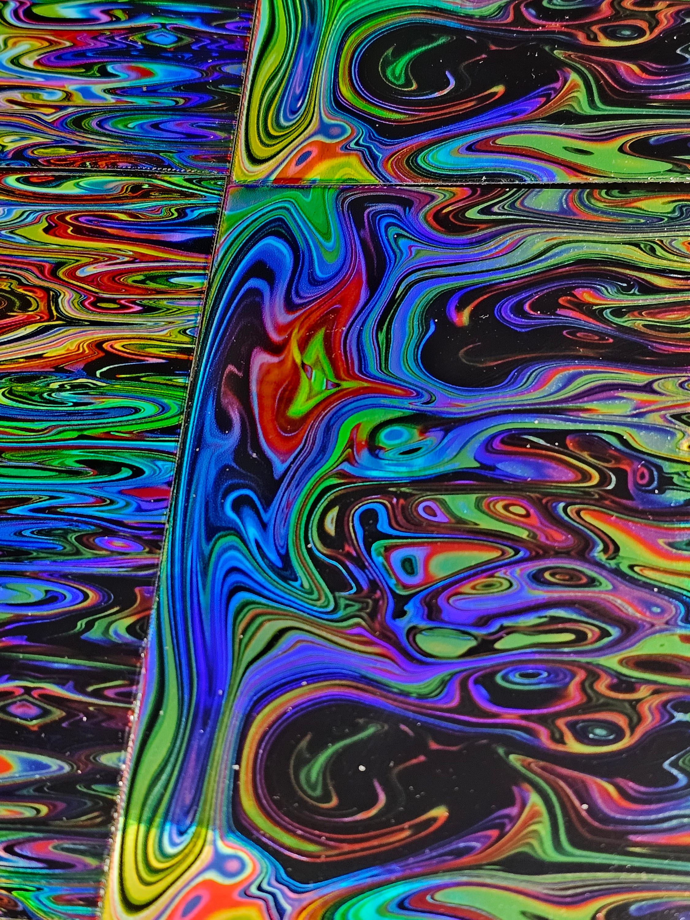 Acid Rain - Psychedelic Eye 4" Holographic | Car, Laptop, Water Bottle ...