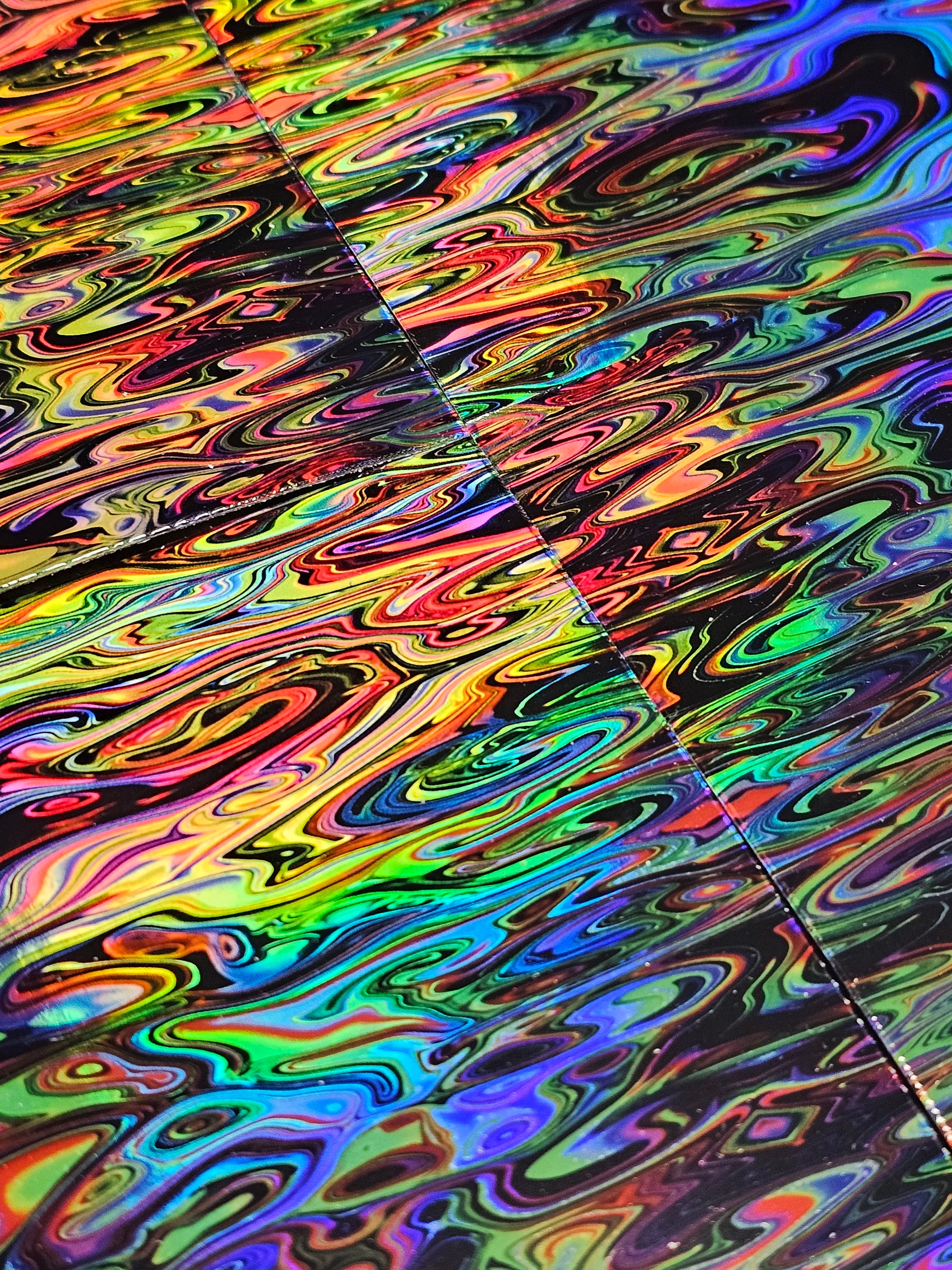 Acid Rain - Psychedelic Eye 4" Holographic | Car, Laptop, Water Bottle ...