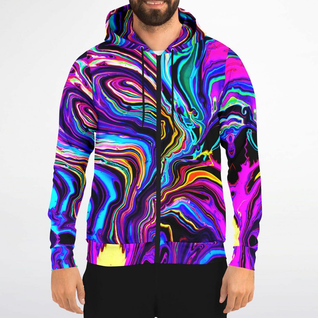 Neon Rift - Hoodie - All Over Print - Psychedelic Festival Clothing ...