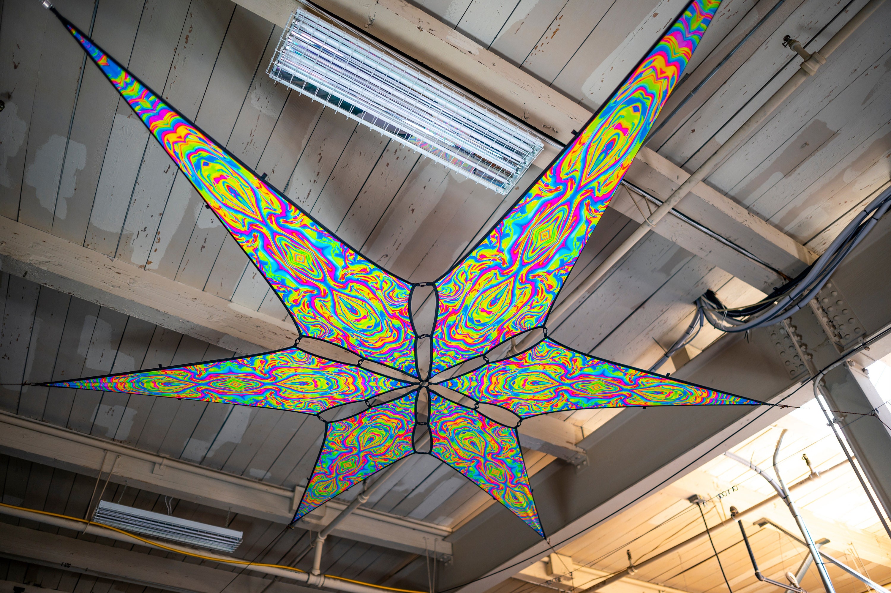 Infinity Portal Ceiling Canopy Trippy UV Reactive - Etsy