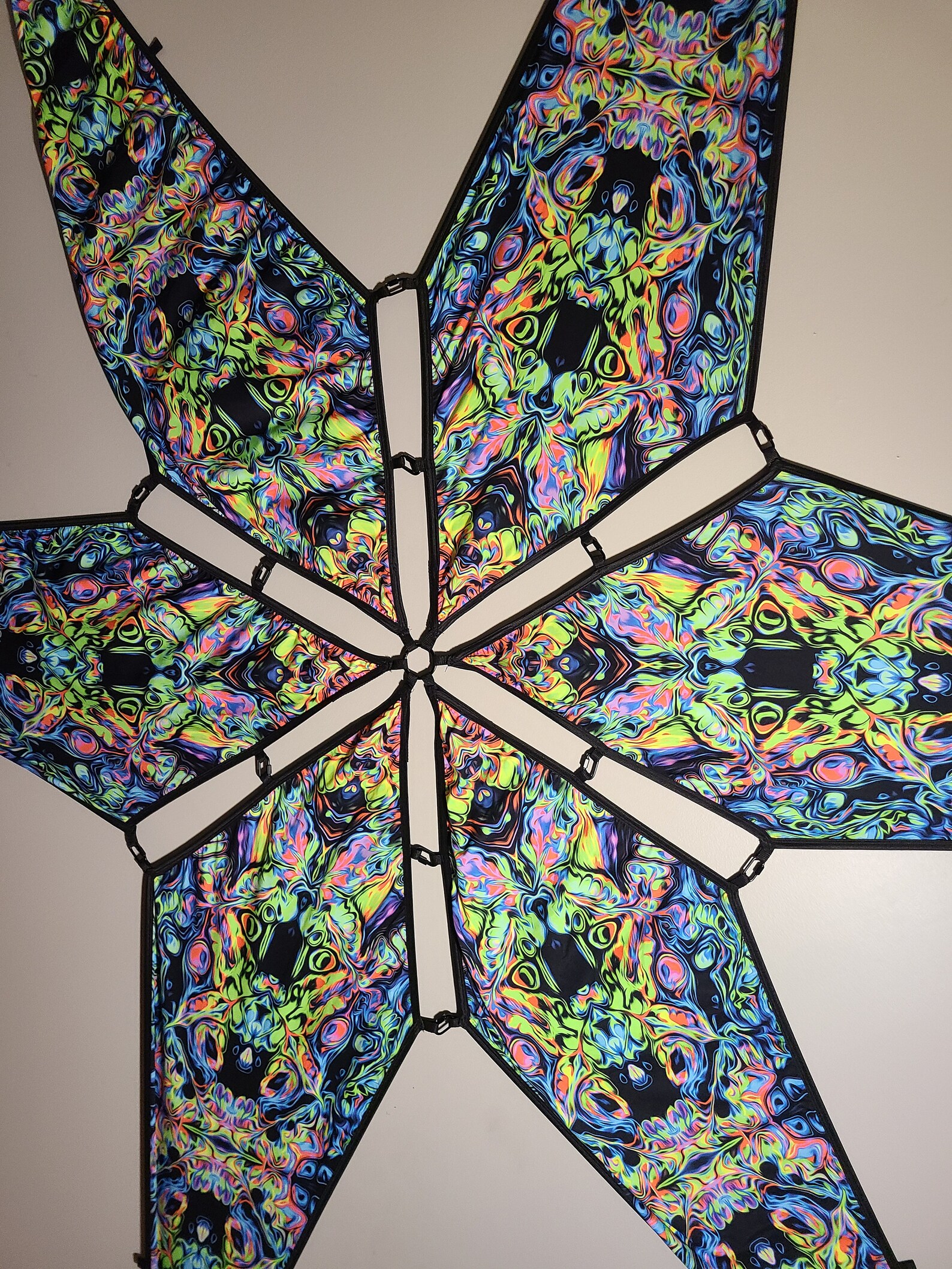 Cell Portal Ceiling Canopy Trippy UV Reactive Geometric - Etsy