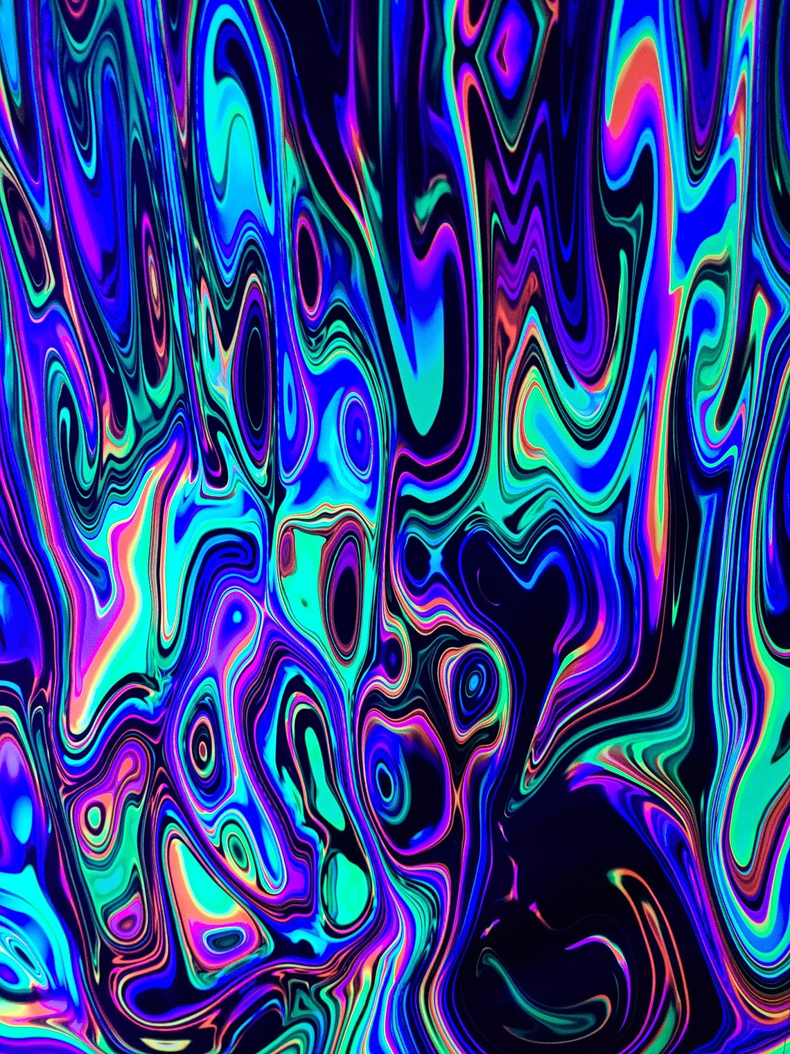 Acid Rain (blacklight Trippy Tapestry) Psychedelic UV Reactive ...