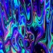 Acid Rain (blacklight Trippy Tapestry) Psychedelic UV Reactive ...