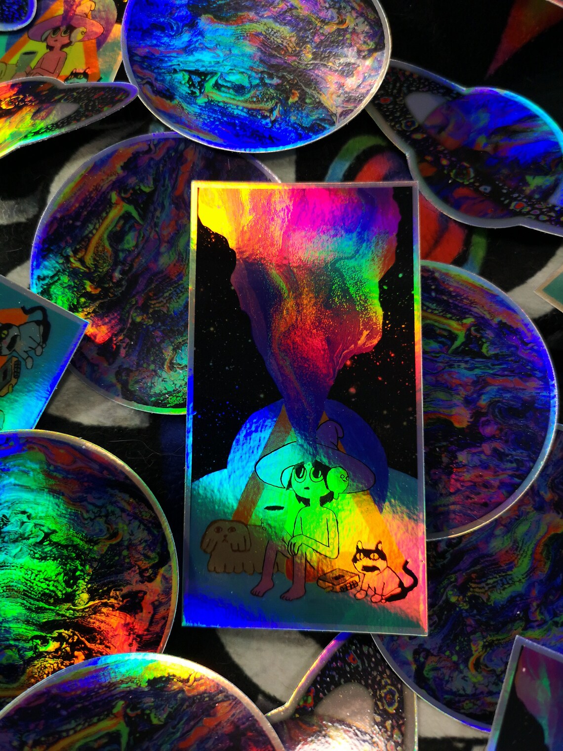 Clancy From the Midnight Gospel 4.5" Psychedelic Holographic Sticker ...