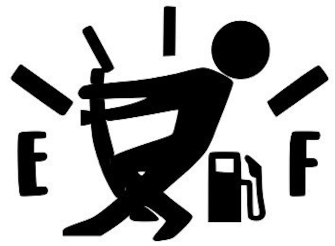 Gas Gauge Boy Decal - Etsy