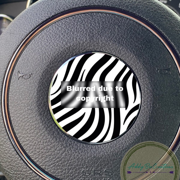Zebra Print Decal - Etsy