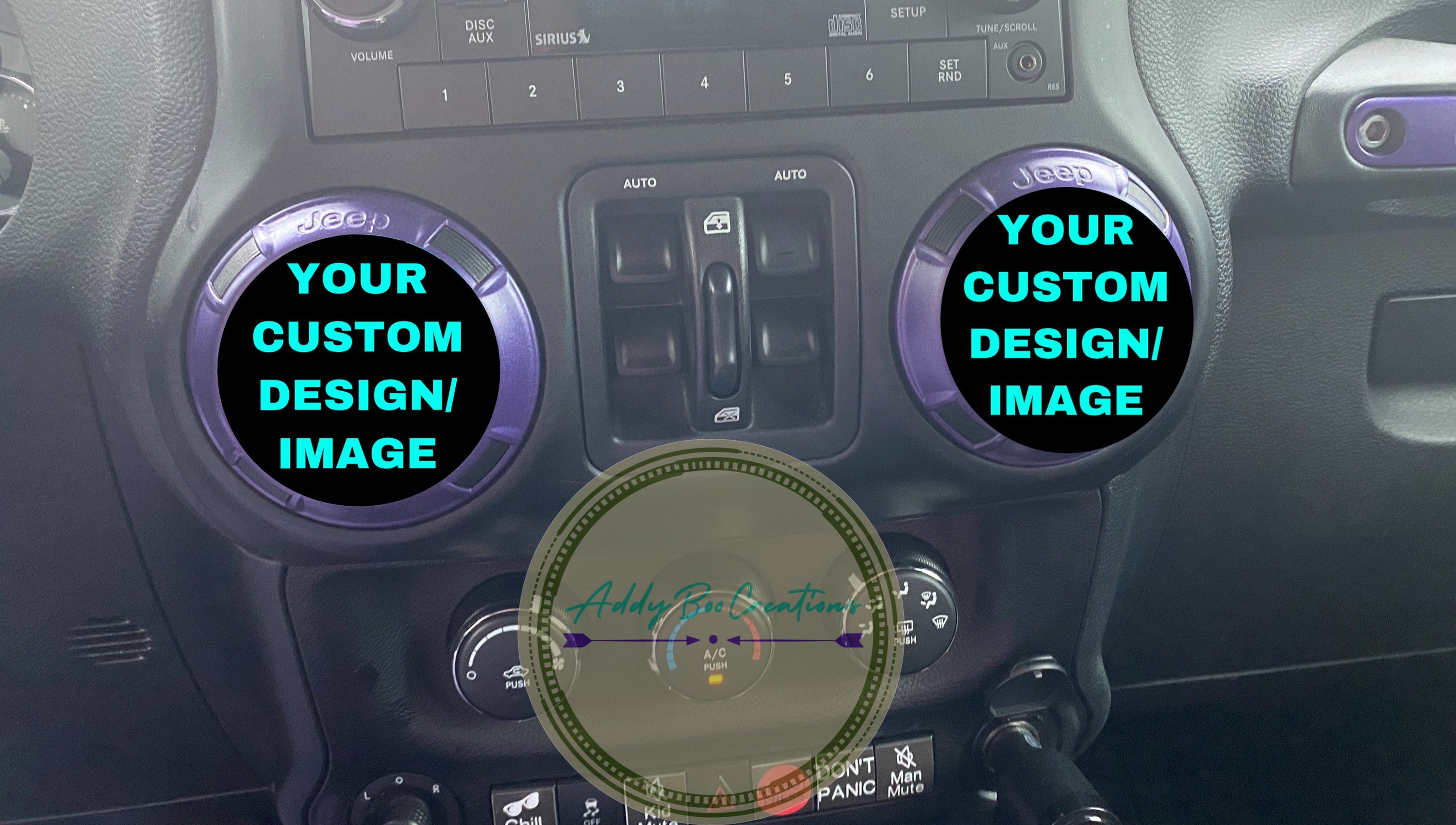 Custom Air Vent Overlay Decals - Etsy