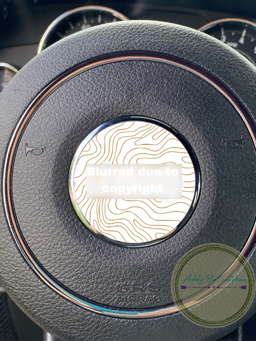 Topography Steering Wheel Decal Overlay - Etsy