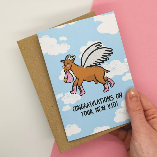 Goat Card - Etsy UK