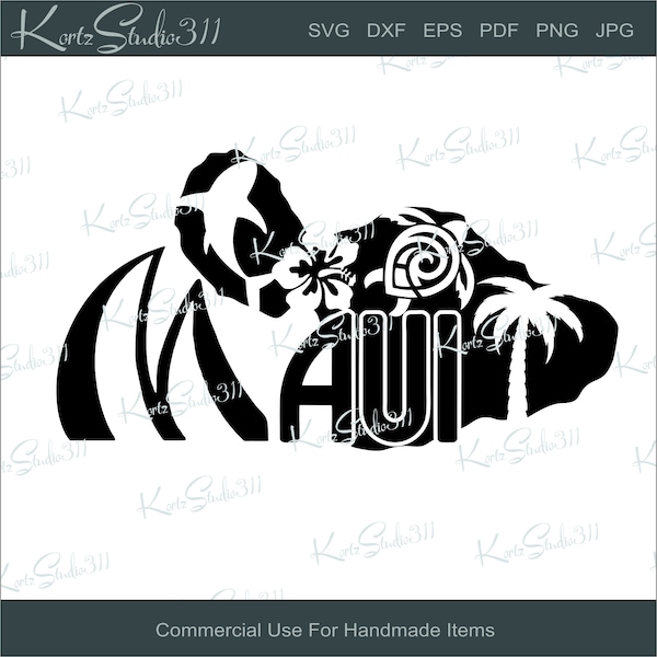 Maui Svg - Etsy