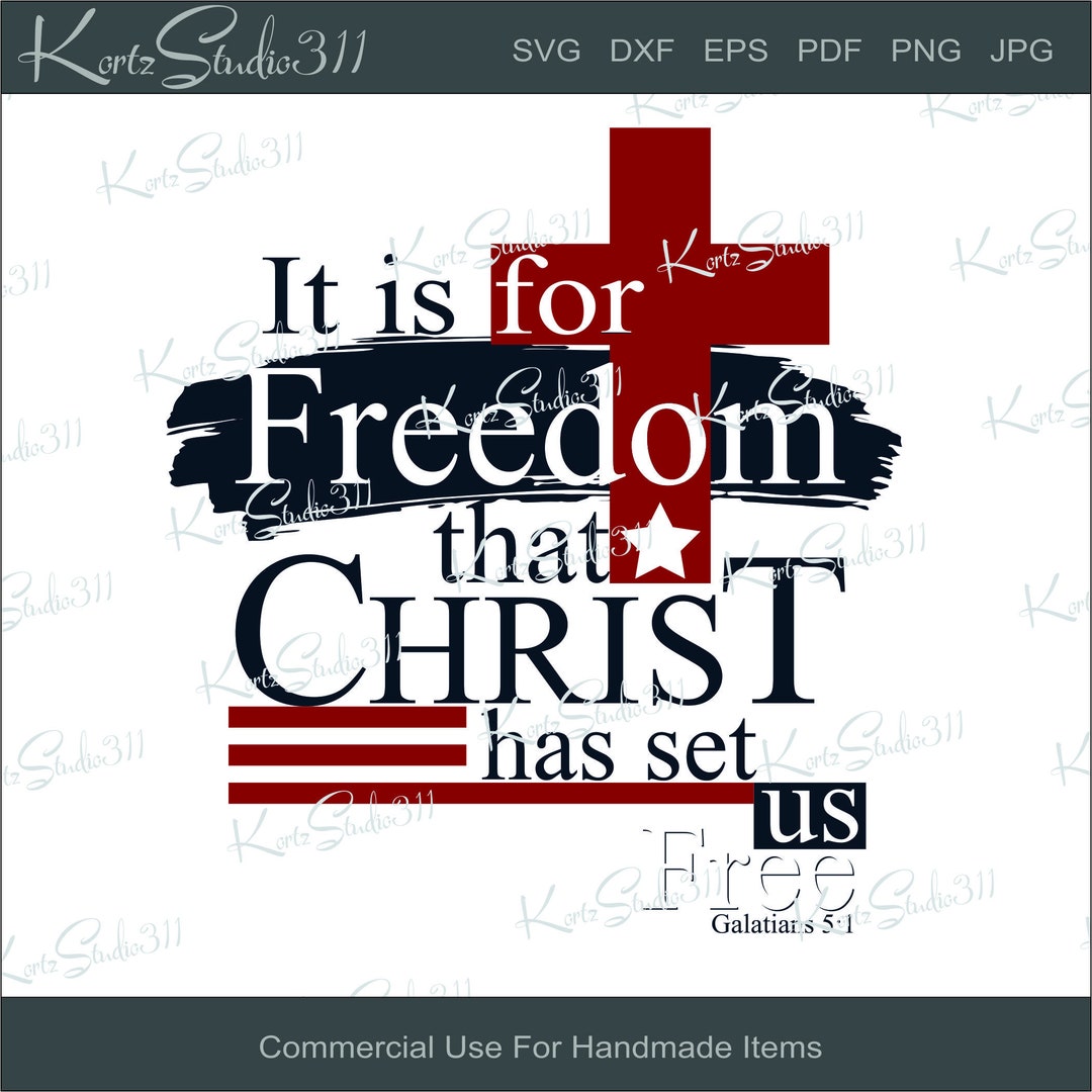 SVG It is for Freedom - Instant Download - Personal and Commercial Use ...