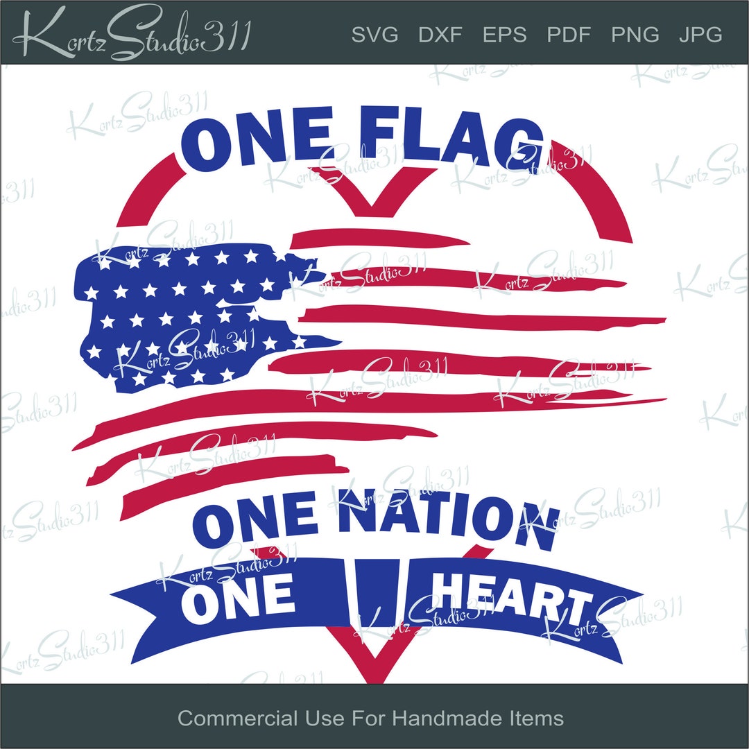 SVG One Flag - Instant Download - Personal and Commercial Use Cut File ...