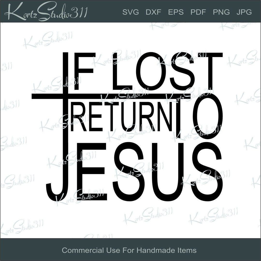 SVG - If Lost - T-shirt Graphics - Instant Download - Personal and ...