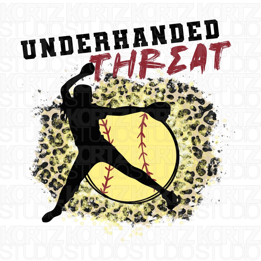 Underhanded Threat Softball PNG | Digital Download | Softball Mom ...