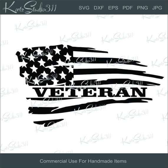 SVG Veteran Instant Download eps dxf Cut File For | Etsy