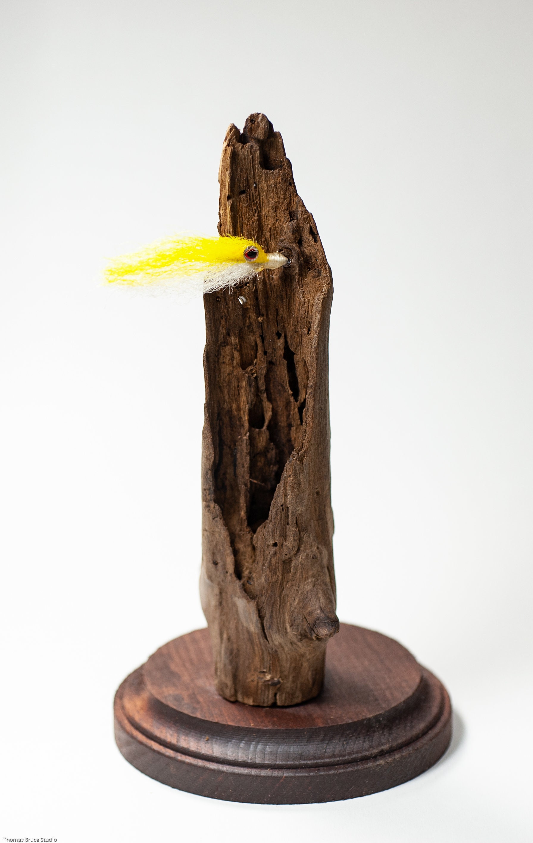 2GIF_3041 Upcycled Driftwood Fly Display Handmade Hand Tyed Fly,fishing ...