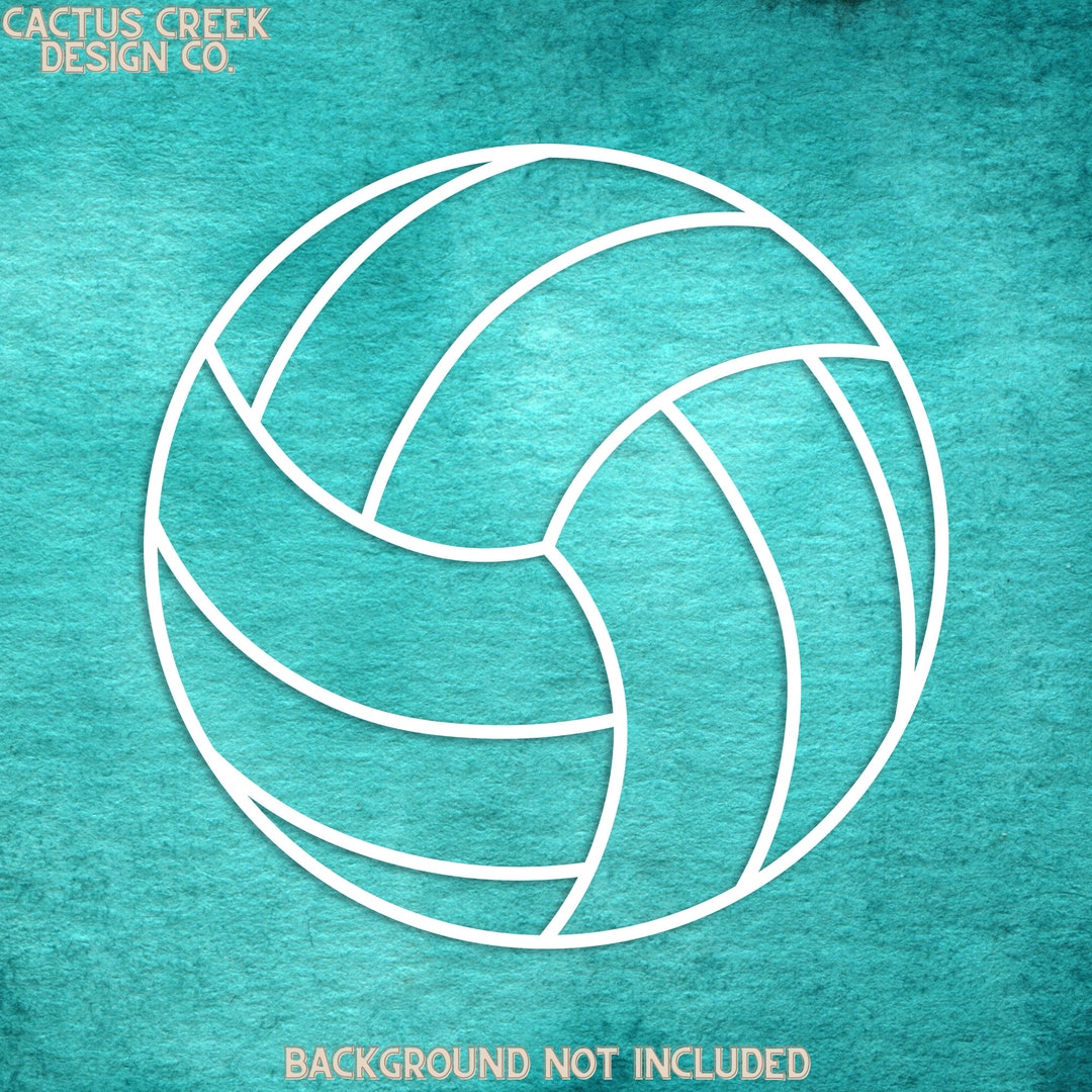 Volleyball Decal | Sports | Vinyl Decal - Etsy