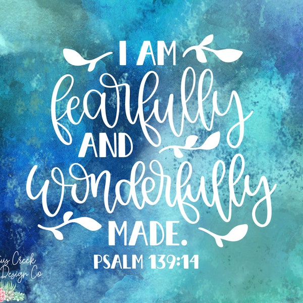 Psalm 139 14 - Etsy