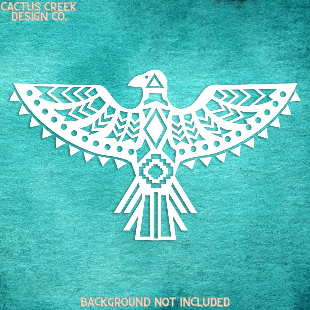 Thunderbird Decal | Western | Aztec | Vinyl Decal - Etsy