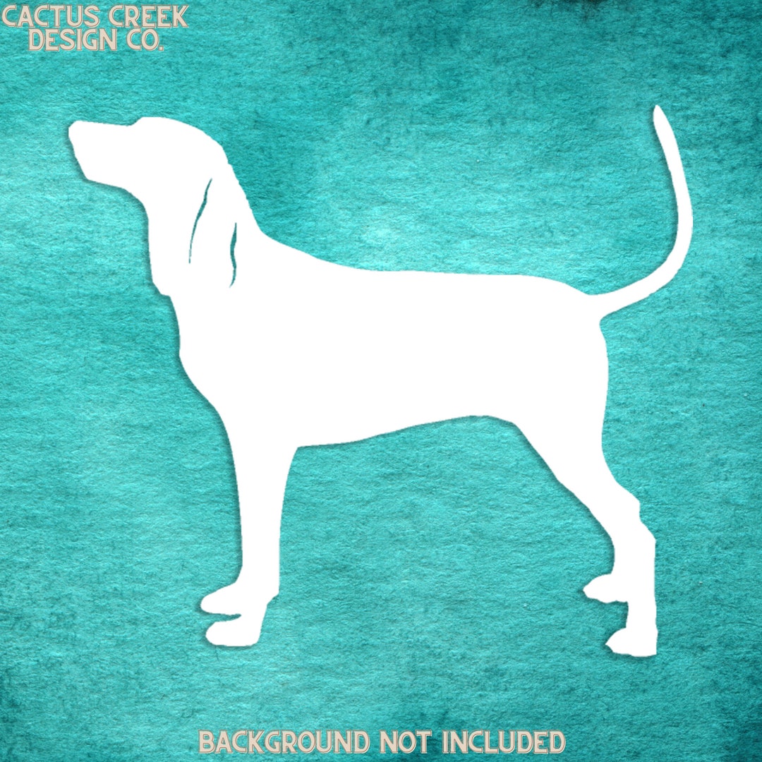 Coonhound Decal | Hunting Dog | Bluetick | Redbone | Walker | Dog Lover ...