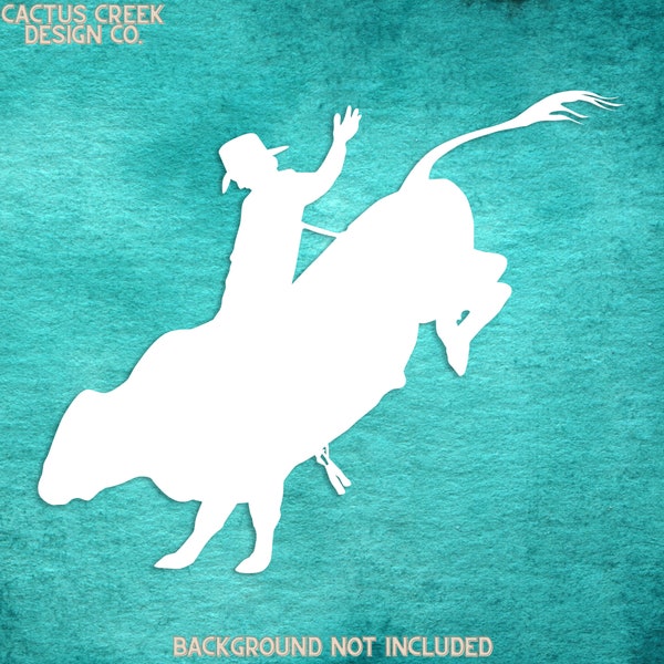 Bull Rider Decal - Etsy