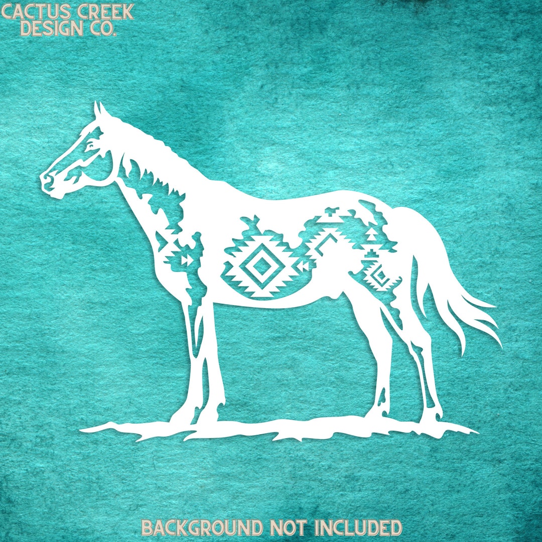 Aztec Paint Horse Decal | Horse Lover | Vinyl Decal - Etsy