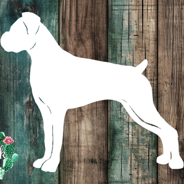 Boxer Dog Decal - Etsy