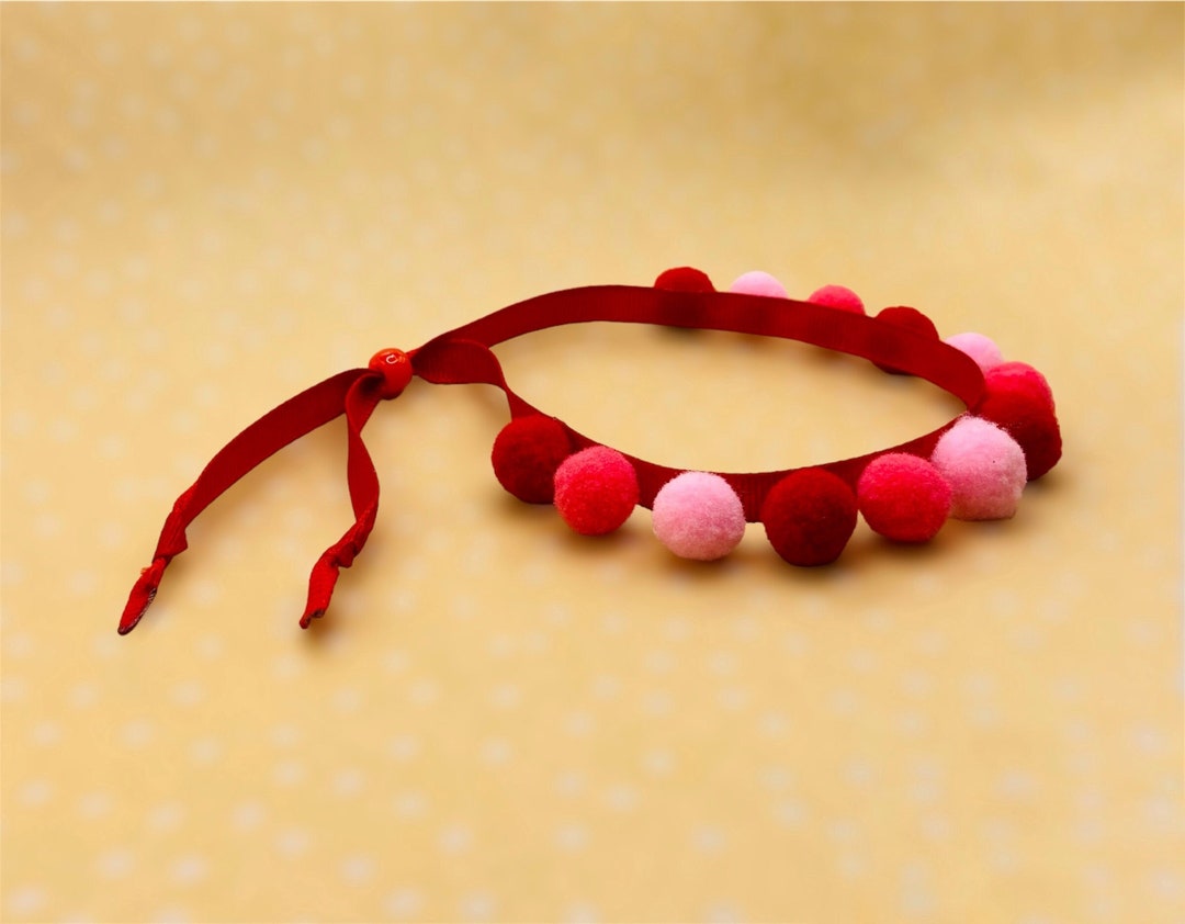 Pom Pom Ribbon Tie for Pet Groomer Bows Dog Groomer Gift Dog Grooming ...