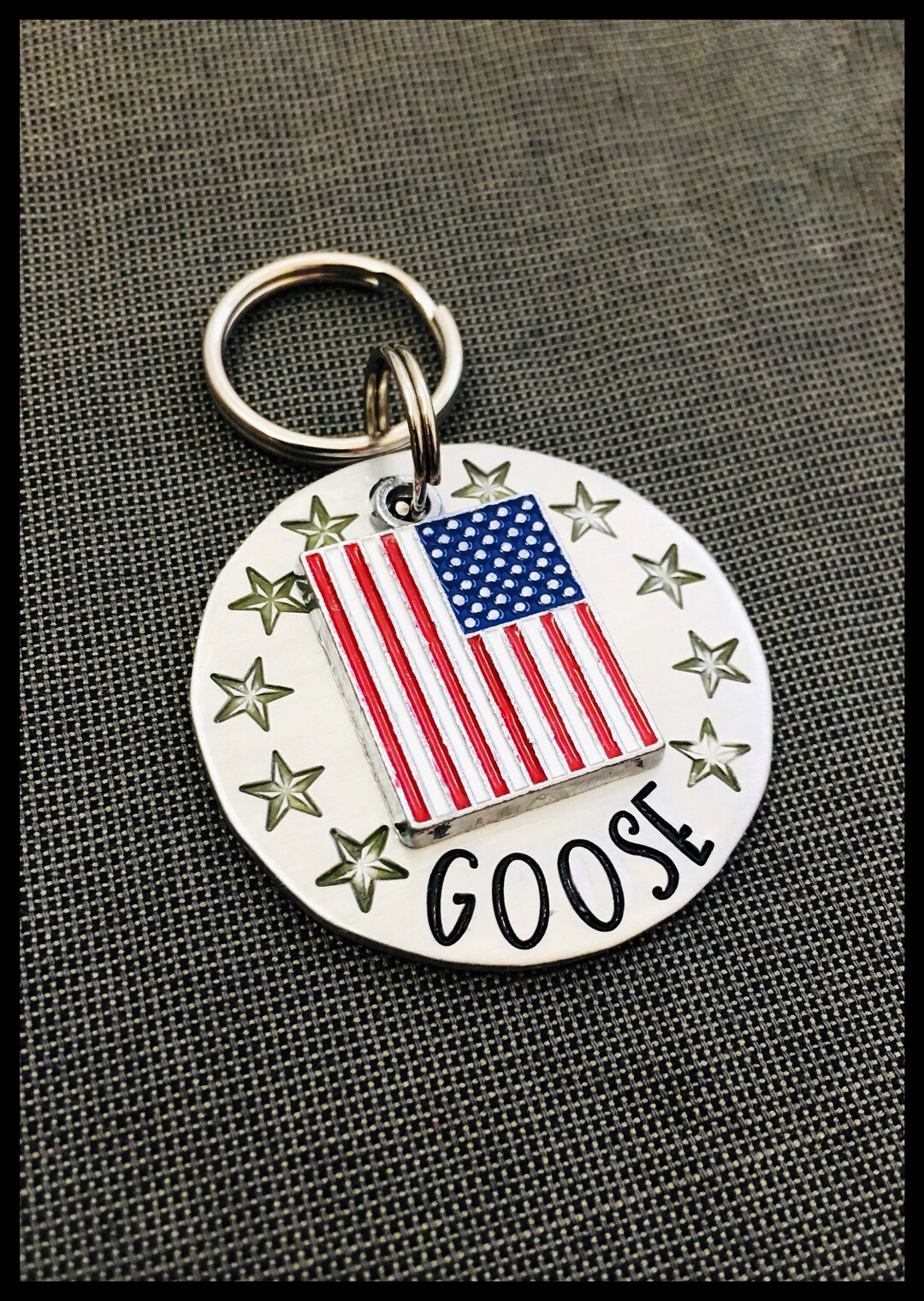 Military Pet ID Tag - Dog Tag, Cat Tag, USA Dog Tag, Patriotic Dog Tag ...