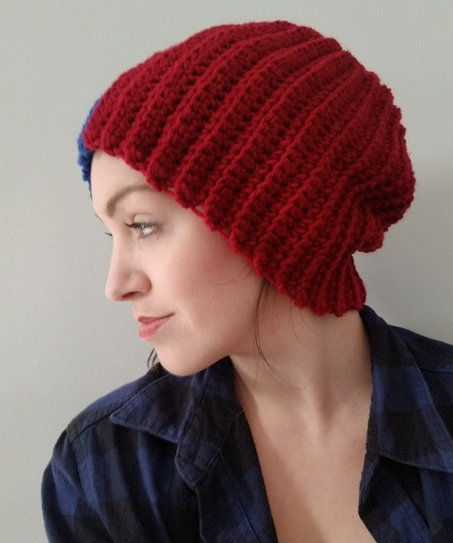 Two Tone Beanie - Etsy