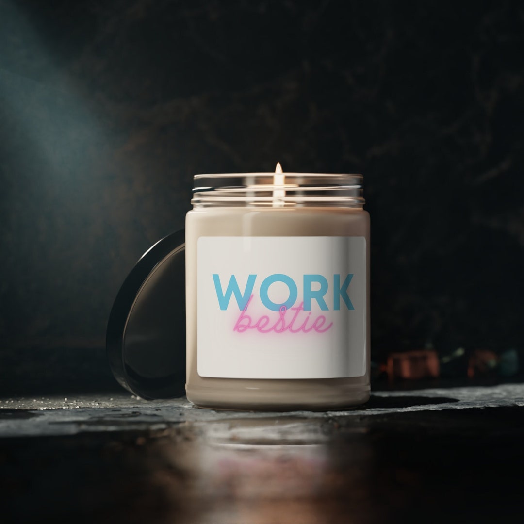 Work Bestie Gift, Work Bestie Candle, Funny Candle for Co-worker, Gift ...